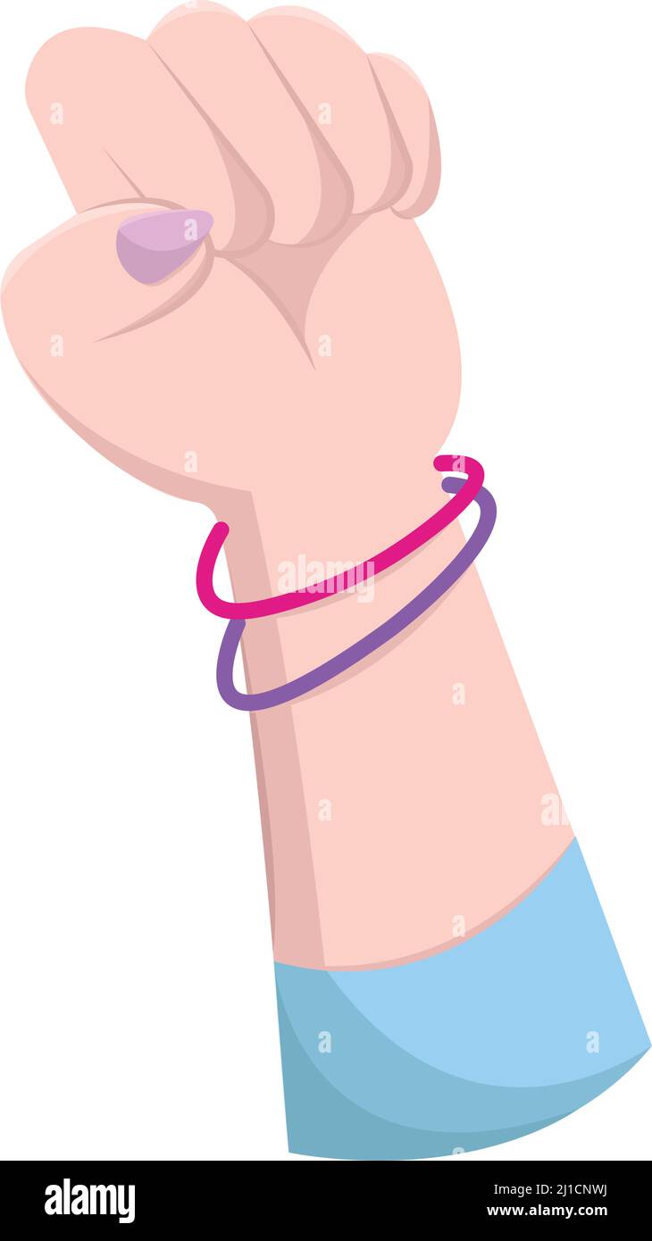 Isolated hand doing a revolution symbol Vector Stock Vector Image & Art ...