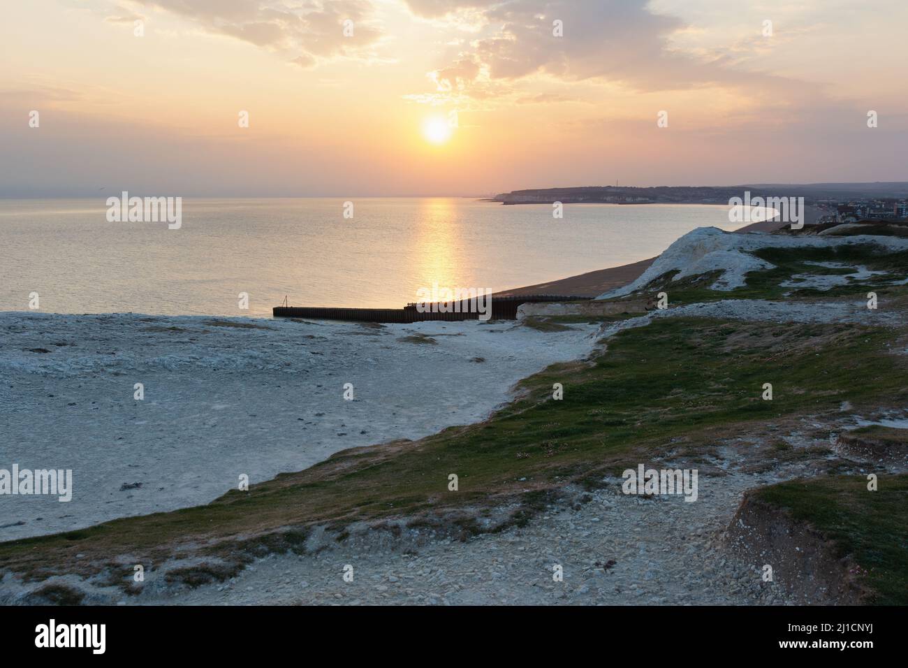 Seaford sea and coastline at sunset hi-res stock photography and images ...