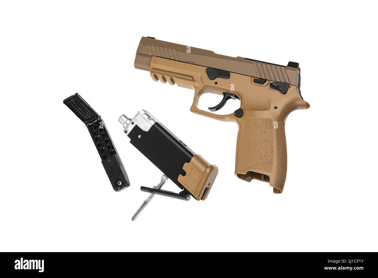 Air gun. Modern pneumatic weapon for air soft, sports and entertainment ...