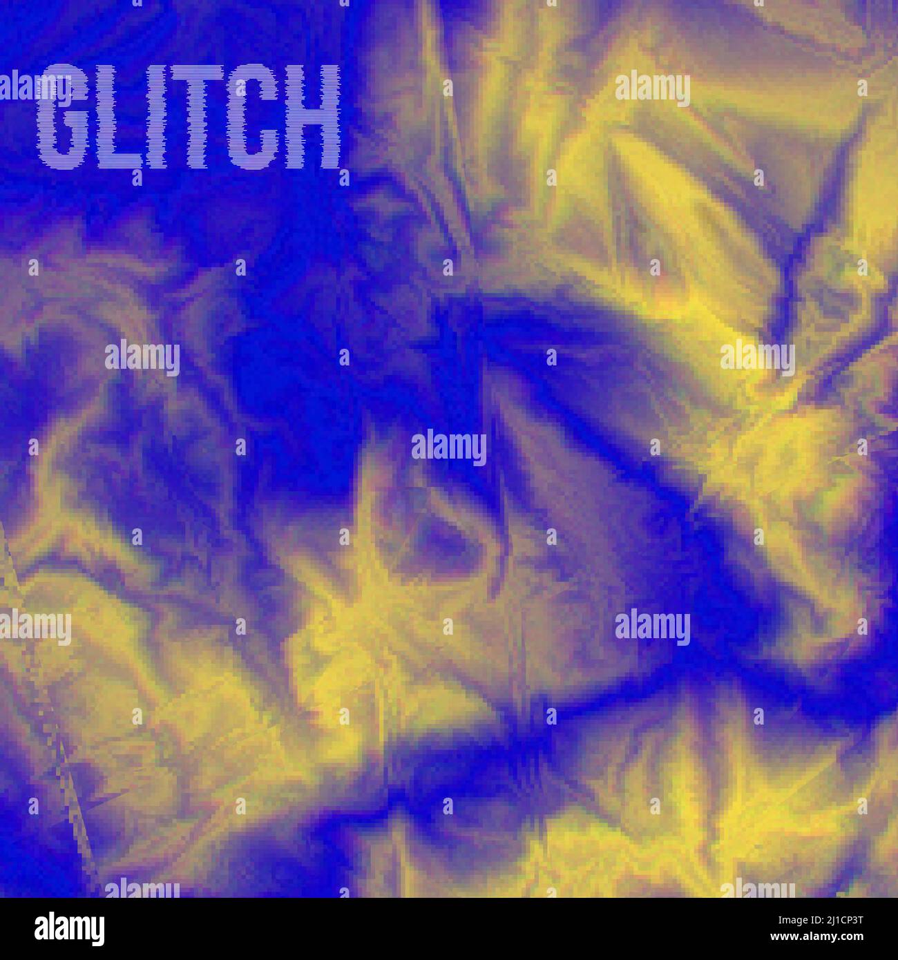 Yellow and blue glitch background. Marble texture. Smooth silky effect ...