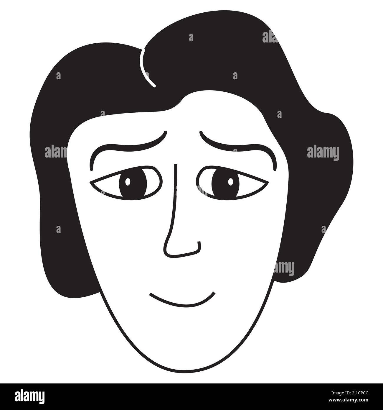 Isolated on white background. Outline vector illustration Stock Vector ...