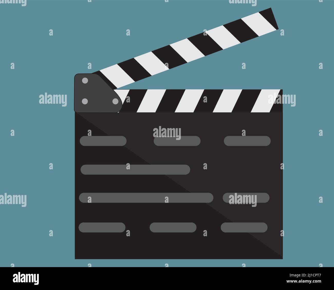 movie clapper board vector illustration Stock Vector Image & Art - Alamy