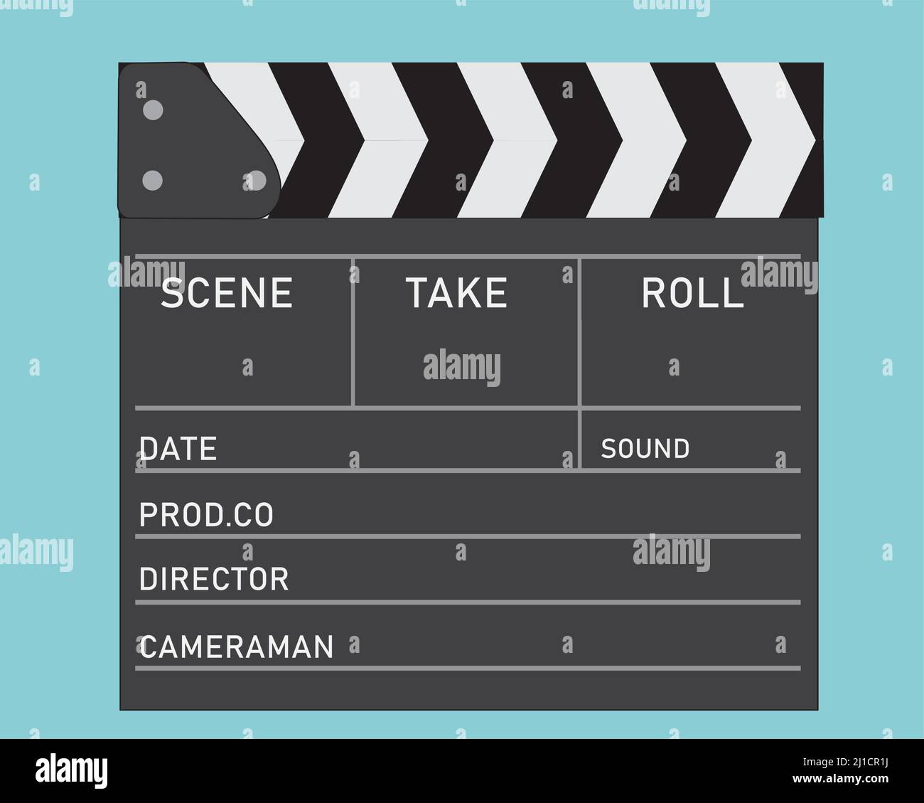movie clapper board vector illustration Stock Vector Image & Art - Alamy
