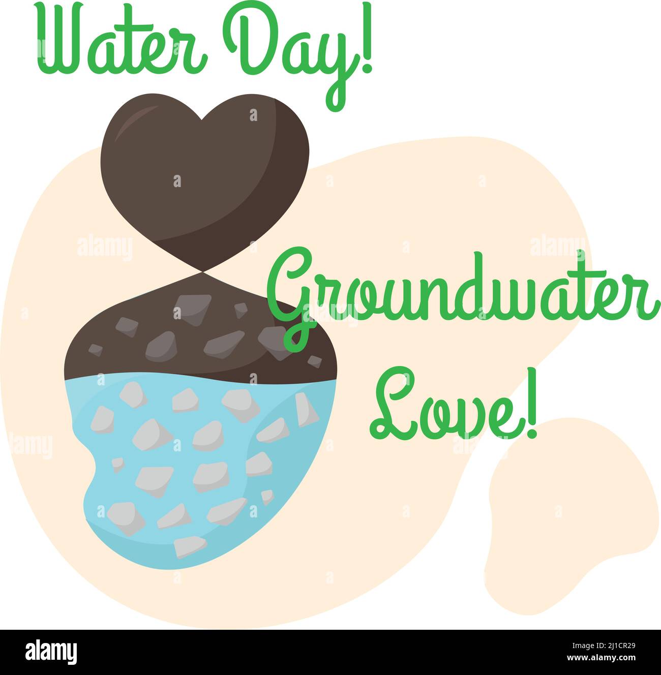 Side view of underground water Save Water Vector Stock Vector Image ...