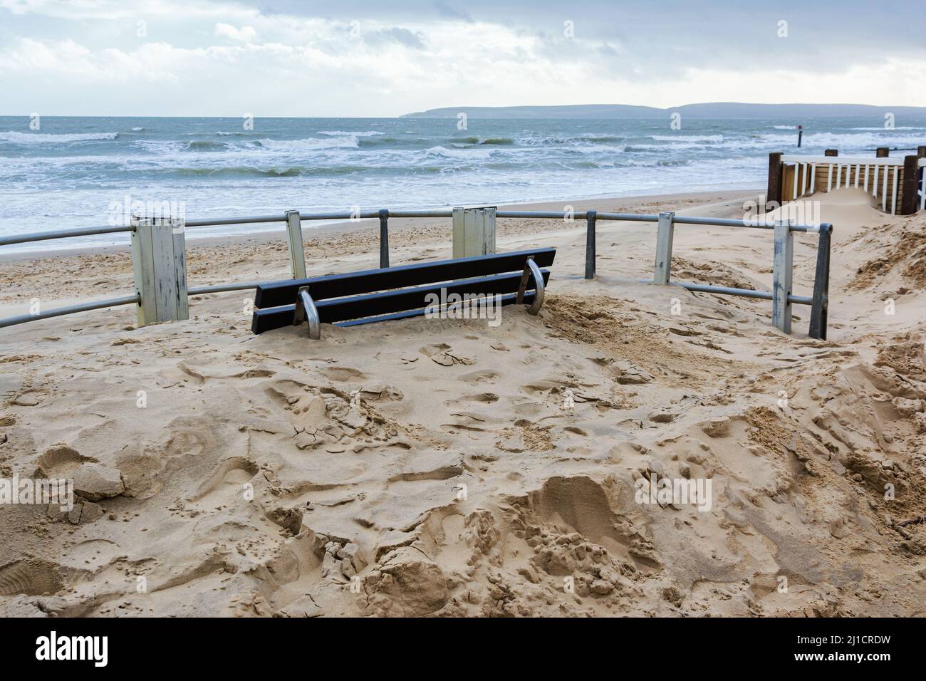 Bournemouth beach, Dorset. England, sand and sea Stock Photo - Alamy