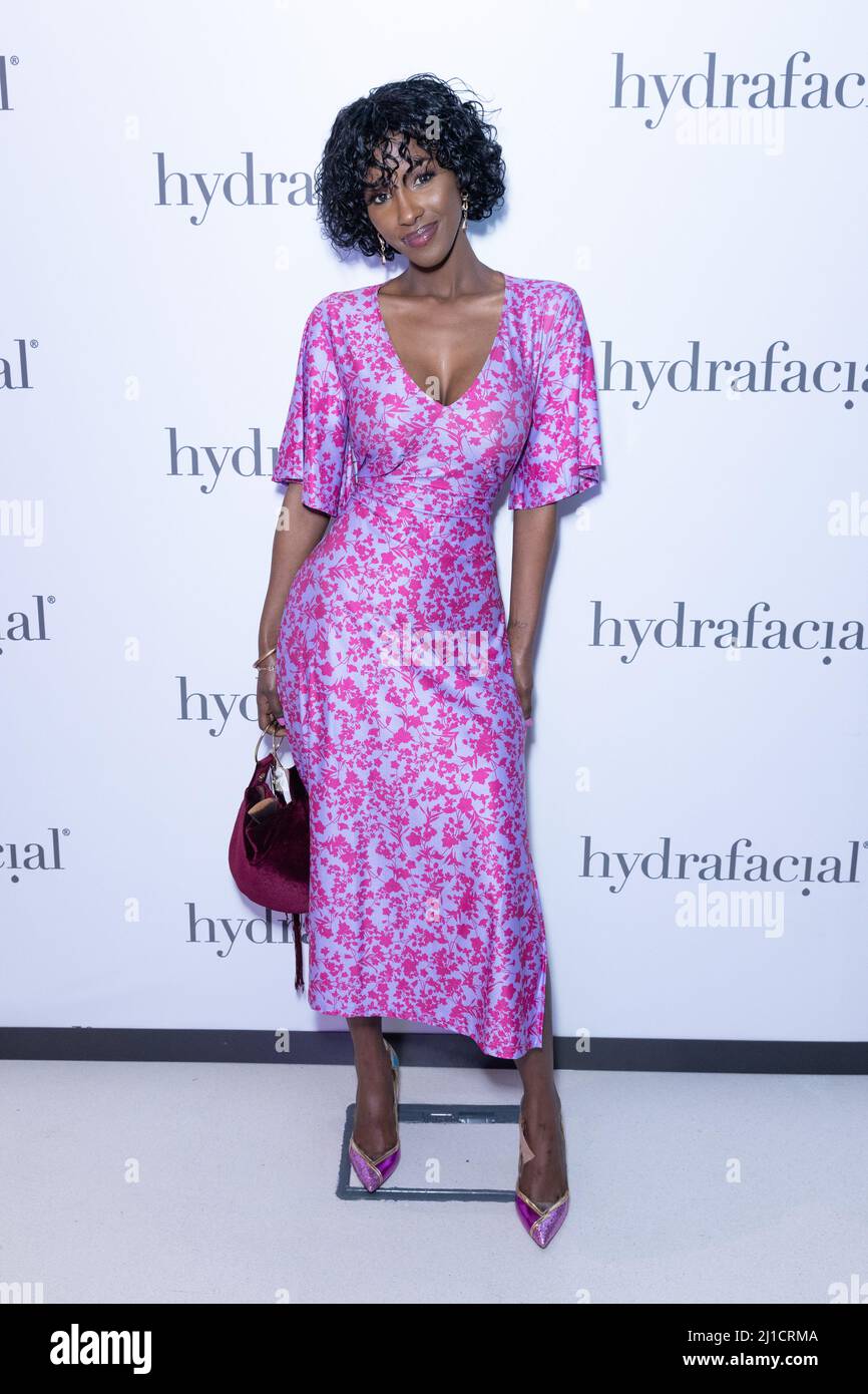 London, UK. 24th Mar, 2022. Sarah Mulindwa attends the Hydrafacial ...