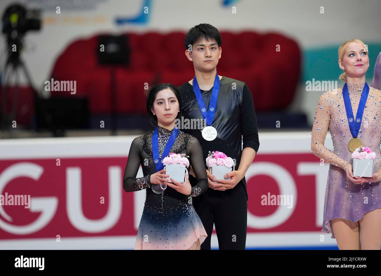 Sud de France Arena, Montpellier, France. 24th Mar, 2022. Riku Miura ...