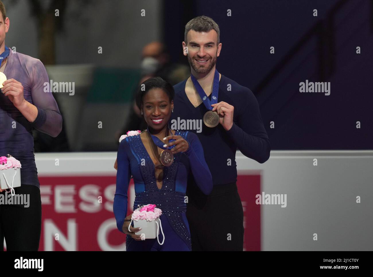 Sud de France Arena, Montpellier, France. 24th Mar, 2022. Vanessa James ...
