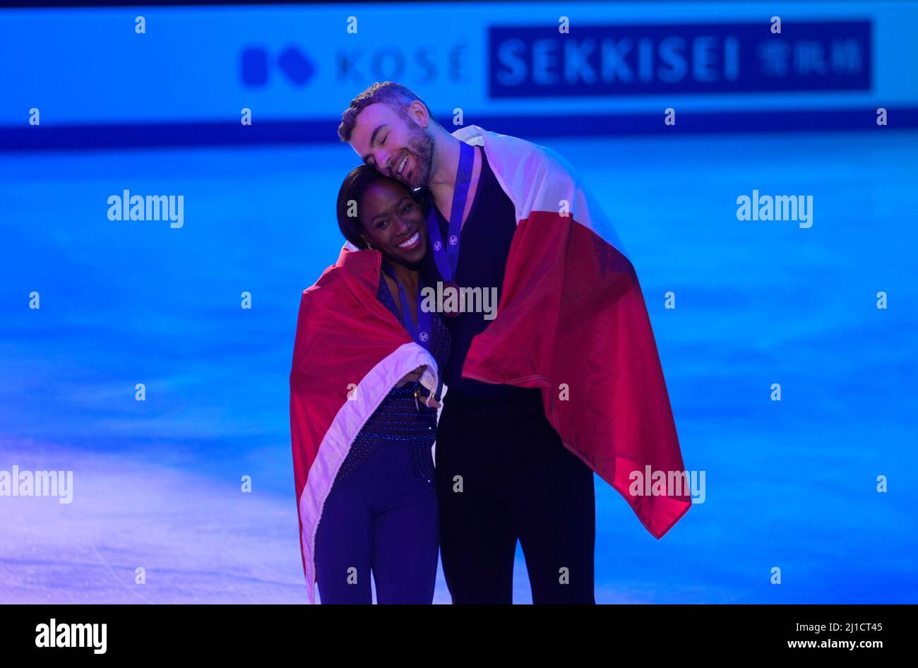 Sud de France Arena, Montpellier, France. 24th Mar, 2022. Vanessa James ...