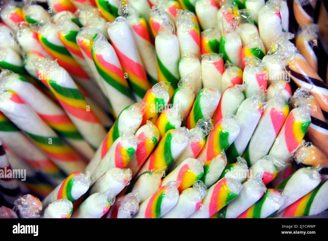 Candy Stripe Cookie Sticks