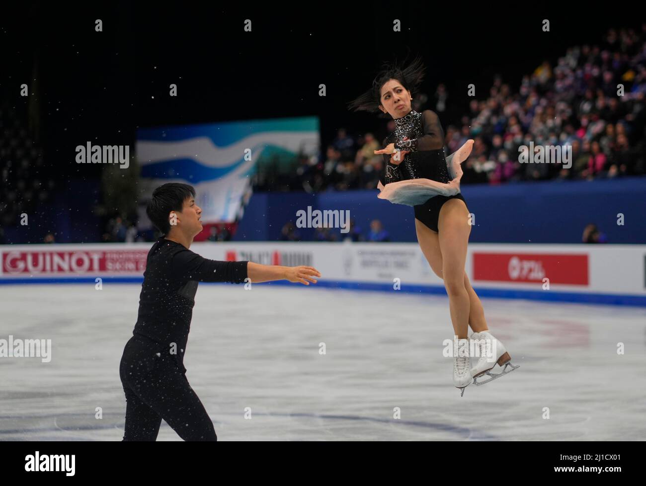 Sud de France Arena, Montpellier, France. 24th Mar, 2022. Riku Miura ...