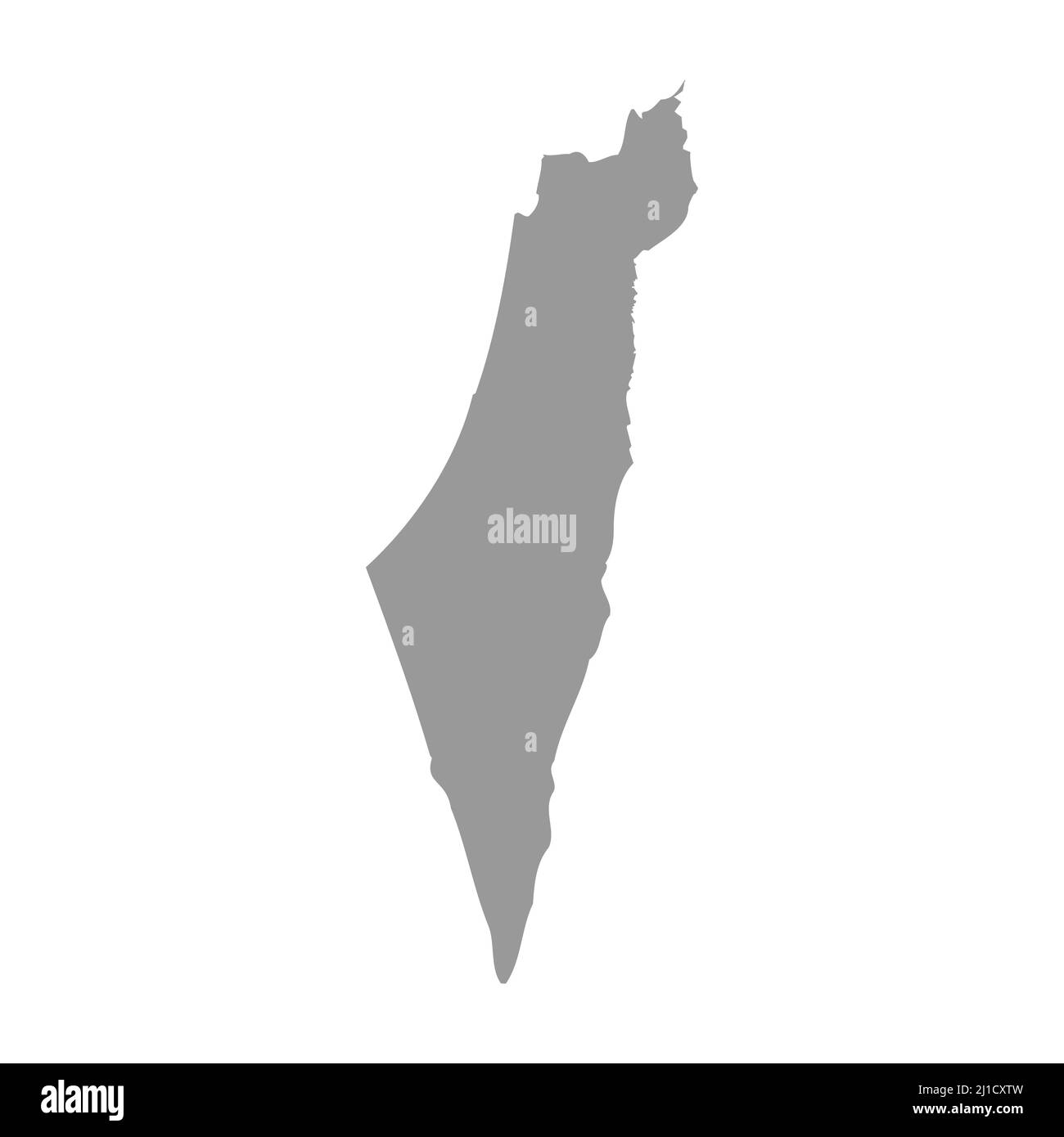 Israel vector country map silhouette Stock Vector Image & Art - Alamy