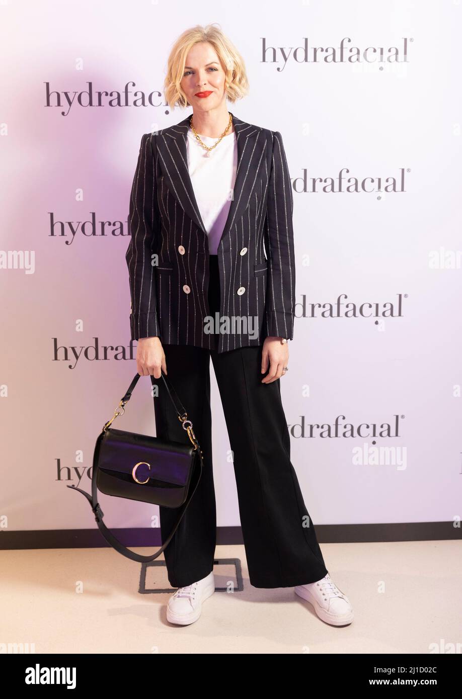 EDITORIAL USE ONLY Ali Bailey arrives at a party to celebrate the ...