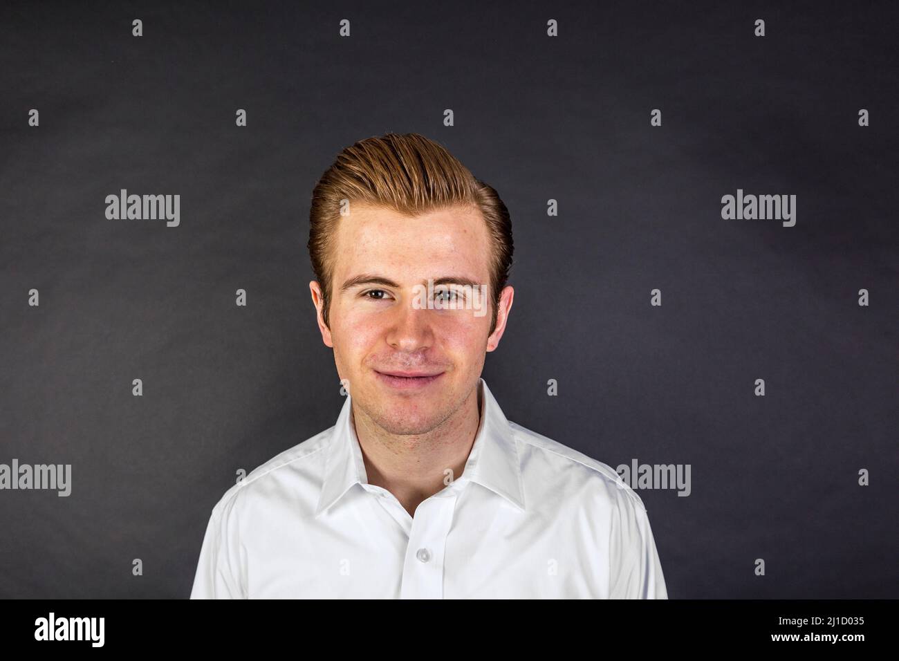 portrait of cool looking teenage boy in studio Stock Photo - Alamy