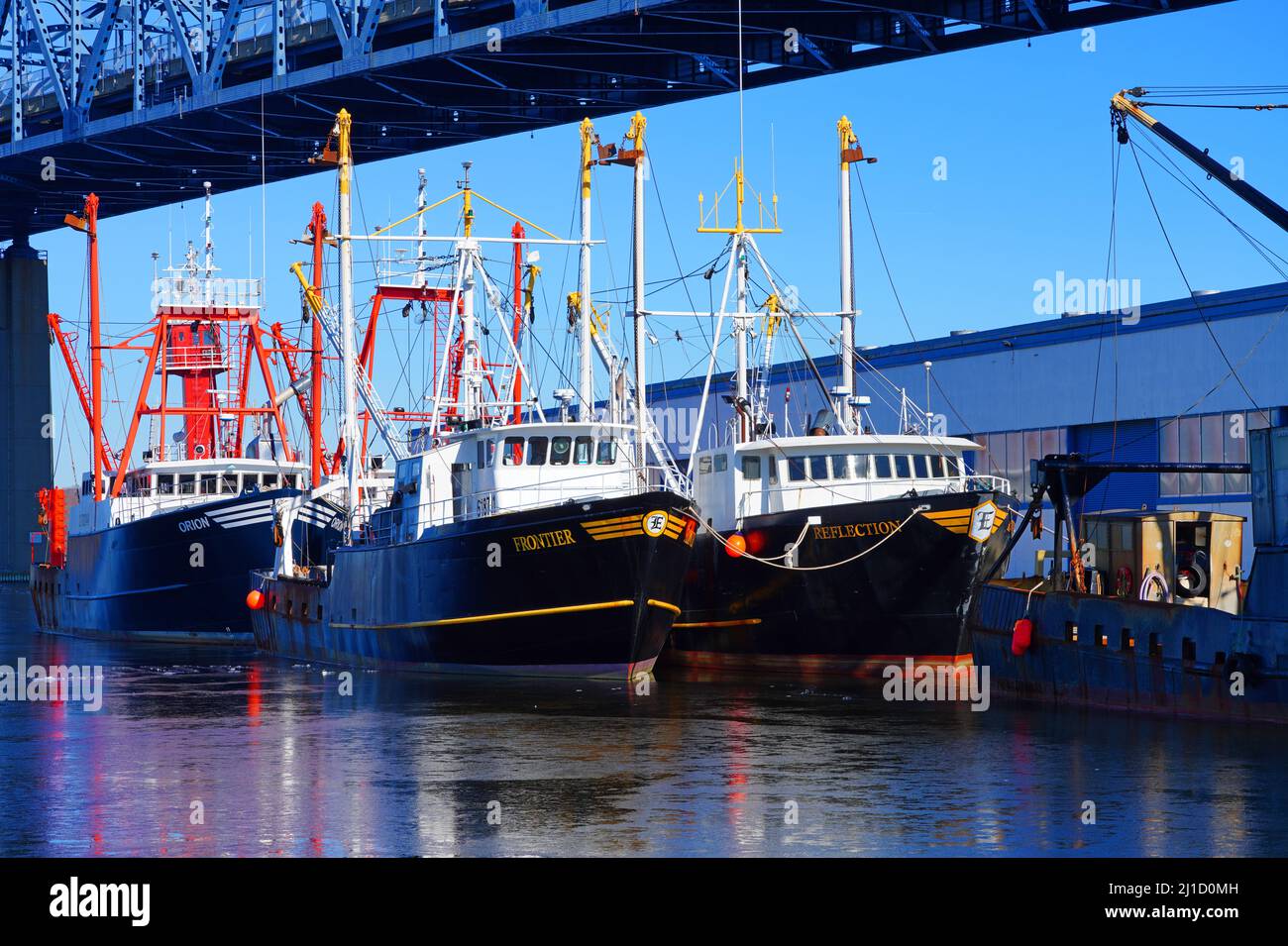 FALL RIVER, MA –5 MAR 2022- View of the Maritime Museum at Battleship ...