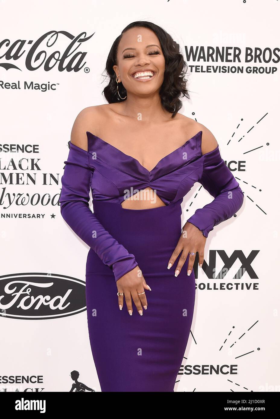 Chante Adams walking on the red carpet at Essence 15th Annual Black ...