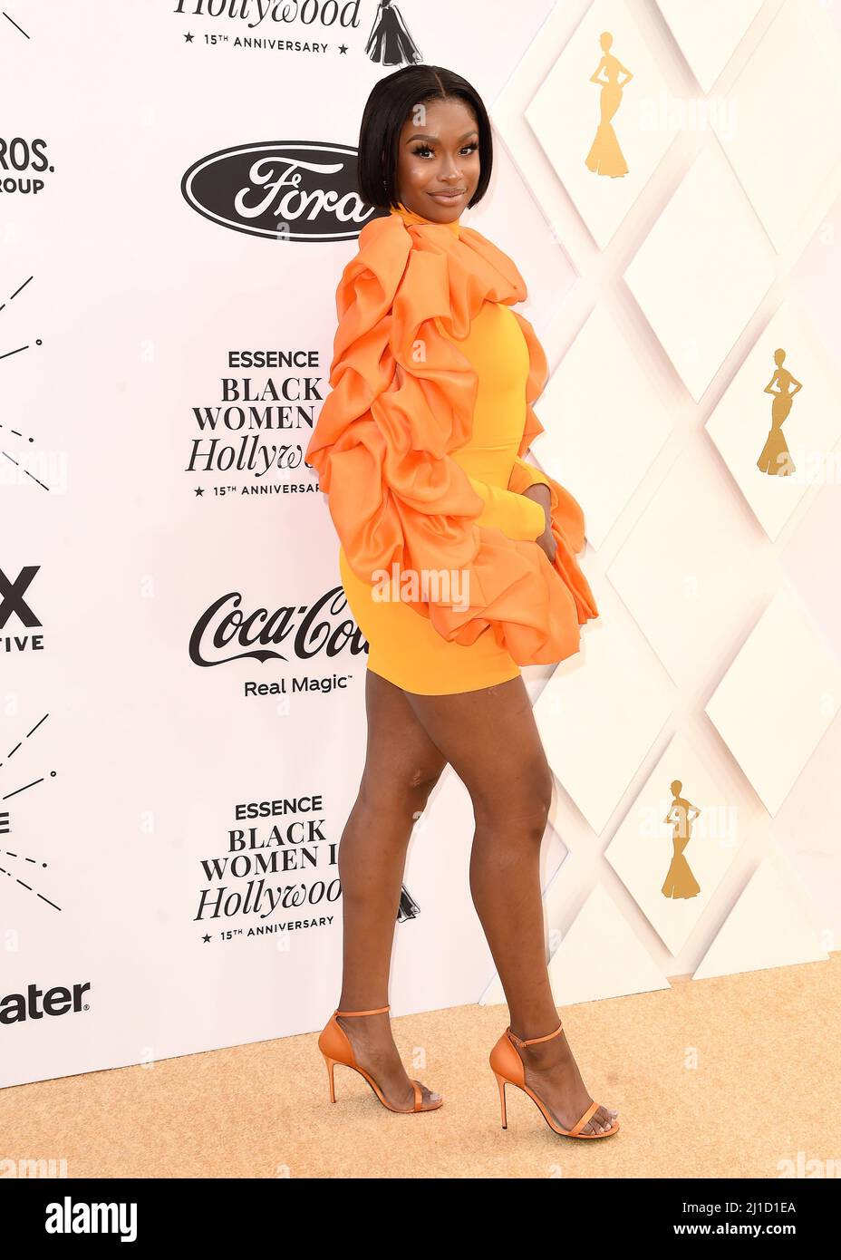 Coco Jones walking on the red carpet at Essence 15th Annual Black Women ...