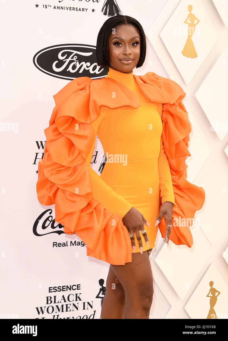 Coco Jones walking on the red carpet at Essence 15th Annual Black Women ...