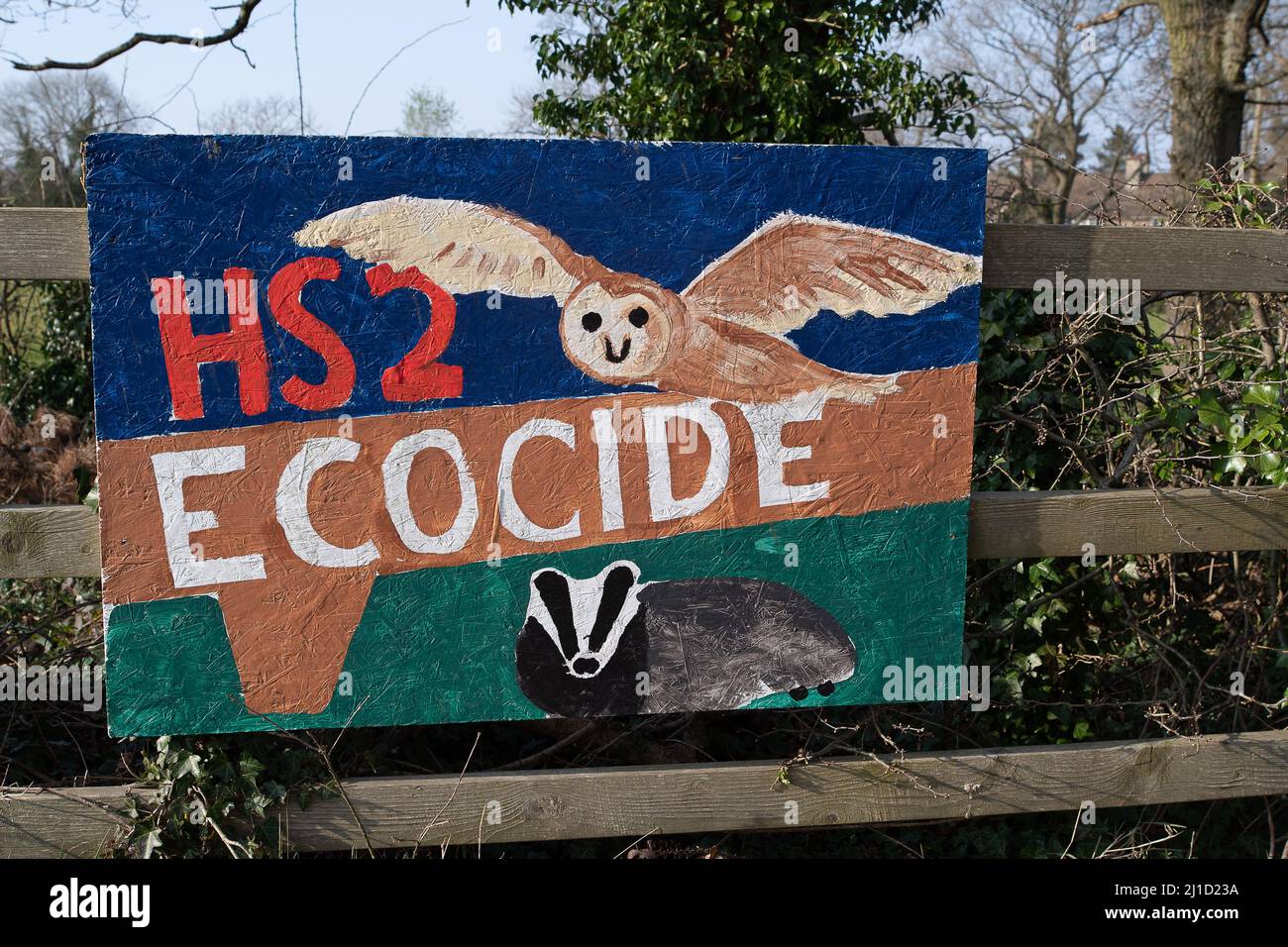 Anti hs2 artwork hi-res stock photography and images - Alamy