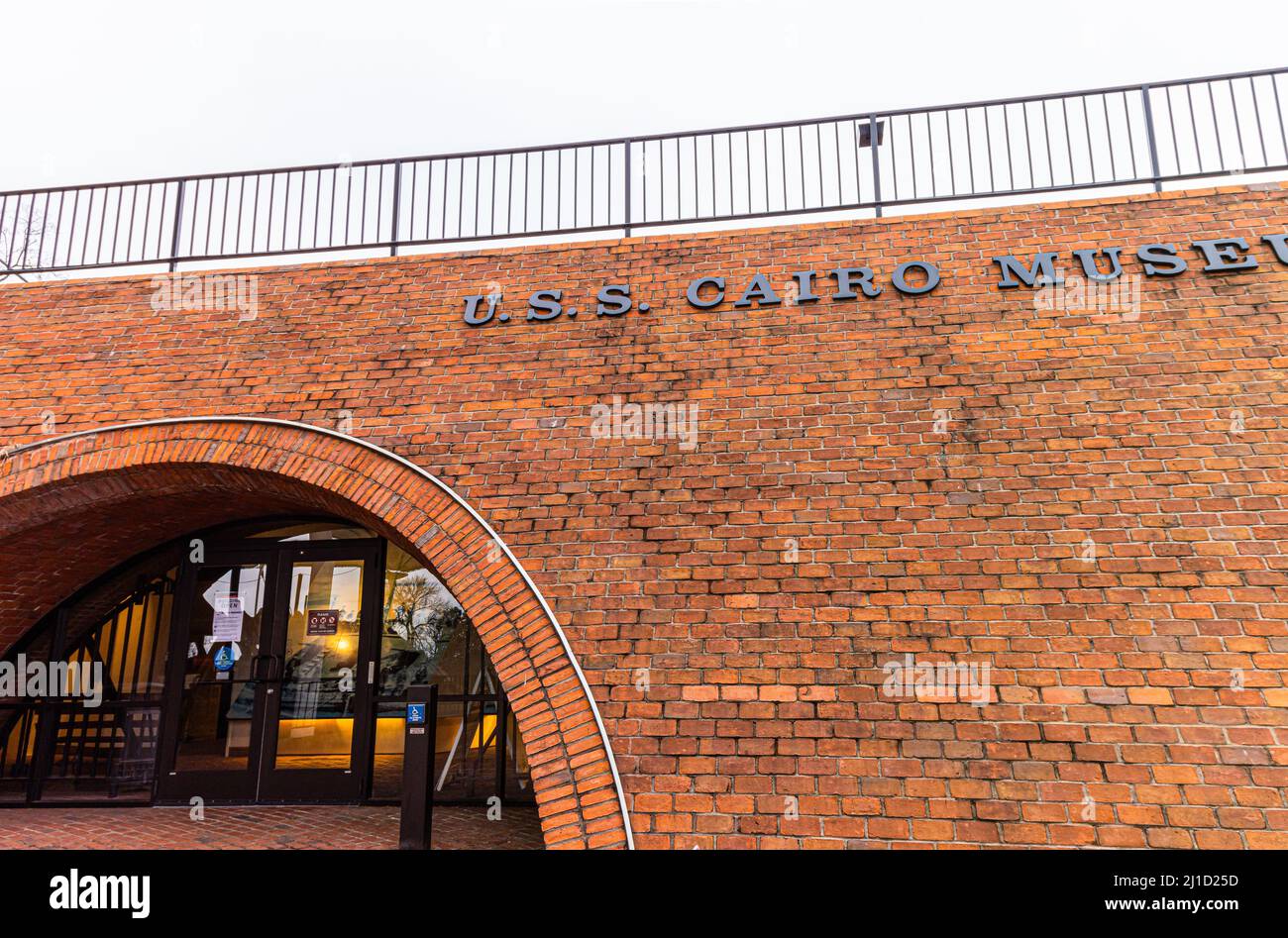 The USS Cairo Gunboat Museum, Vicksburg National Military Park ...