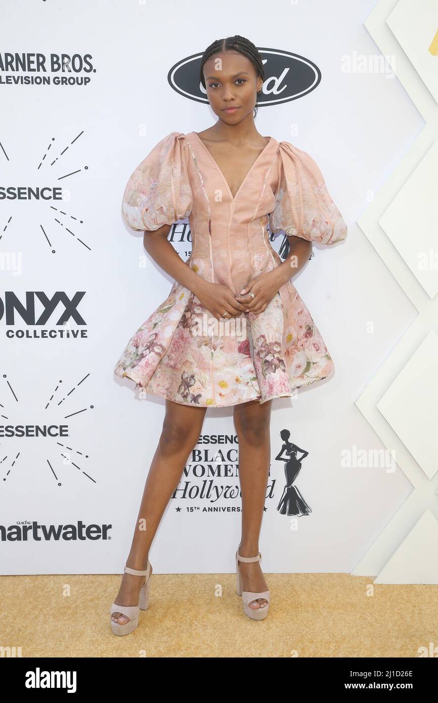 Beverly Hills, Ca. 24th Mar, 2022. Kaci Walfall at the ESSENCE 15th ...