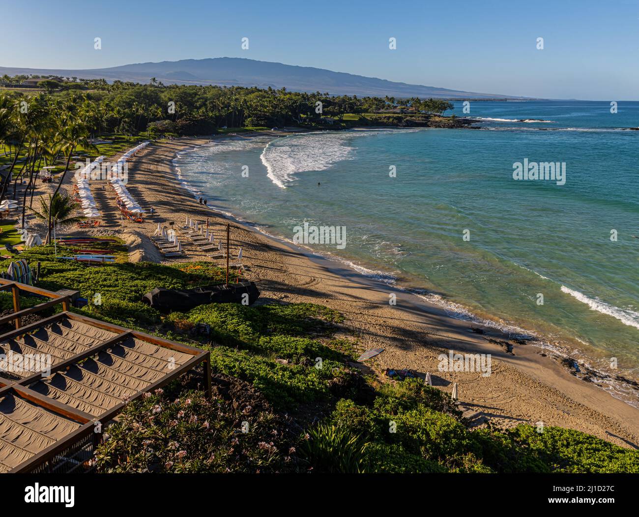 Kauna'oa (Mauna Kea) Beach, Hawaii Island, Hawaii, USA Stock Photo - Alamy