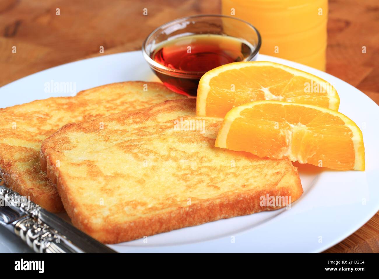 French toast with syrup hi-res stock photography and images - Alamy