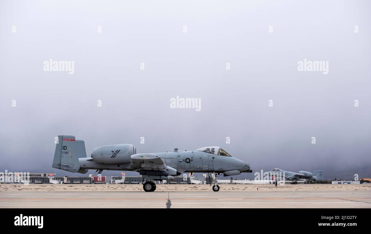 An A-10 Thunderbolt II, from the Idaho Air National Guard’s 124th ...