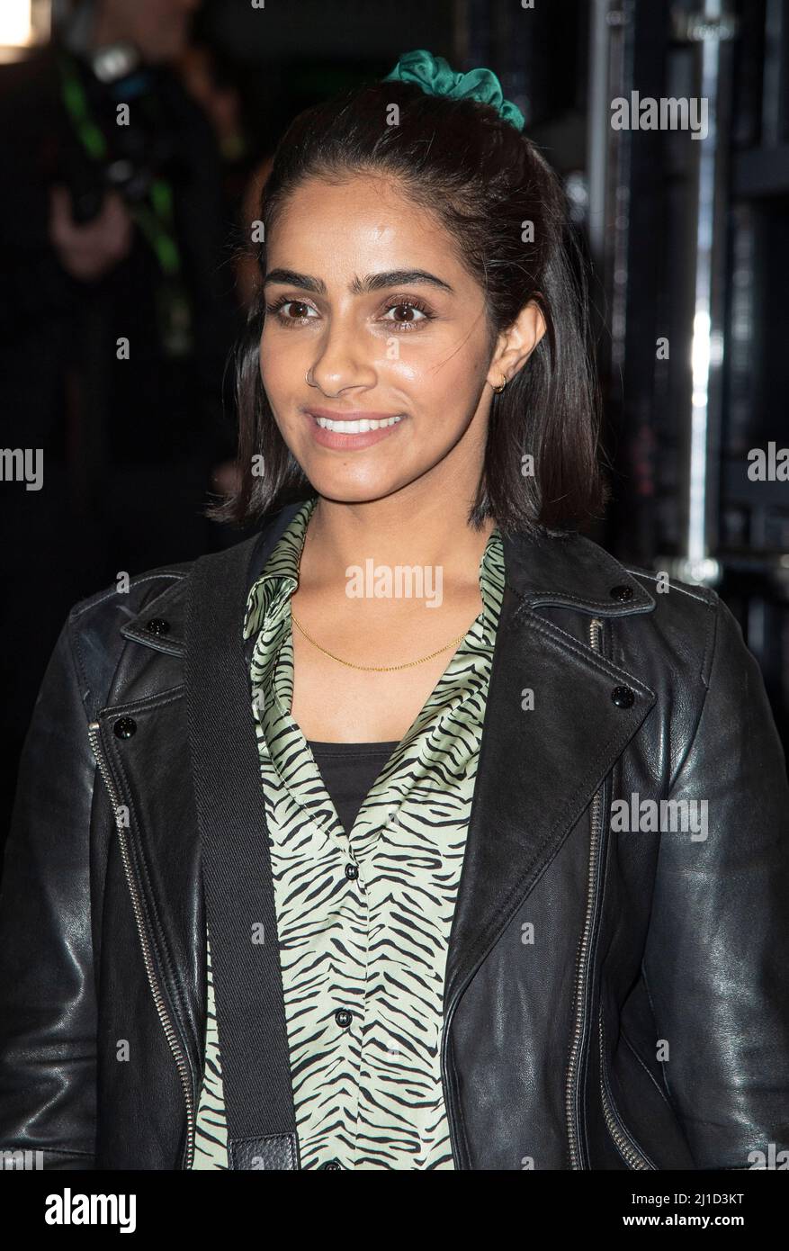 London, UK. 24th Mar, 2022. LONDON, ENGLAND - MARCH 24: Mandip Gill arrives for the 'Wicked ...
