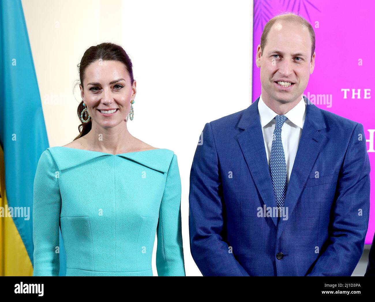 The Duke and Duchess of Cambridge during a private meeting with the ...