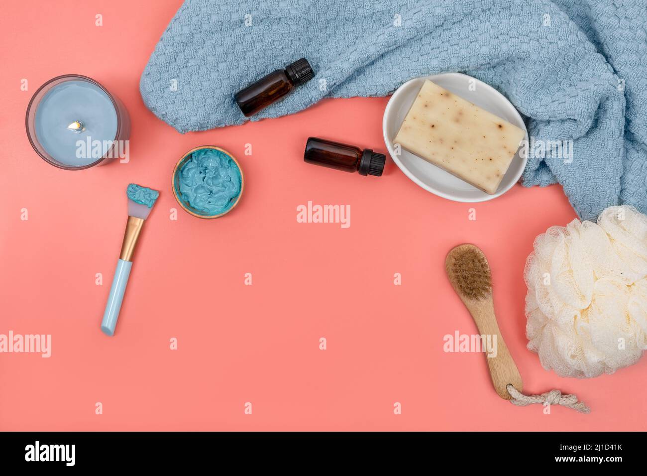 Self care beauty flat lay Stock Photo - Alamy