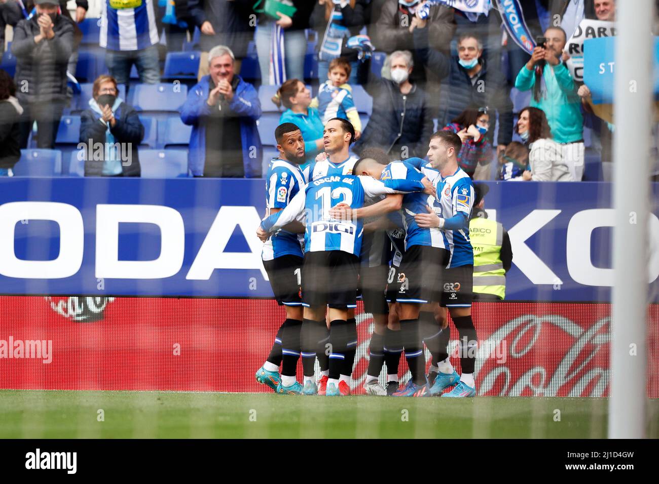 Barcelona, Spain. 20th Mar, 2022. Espanyol team group (Espanyol ...