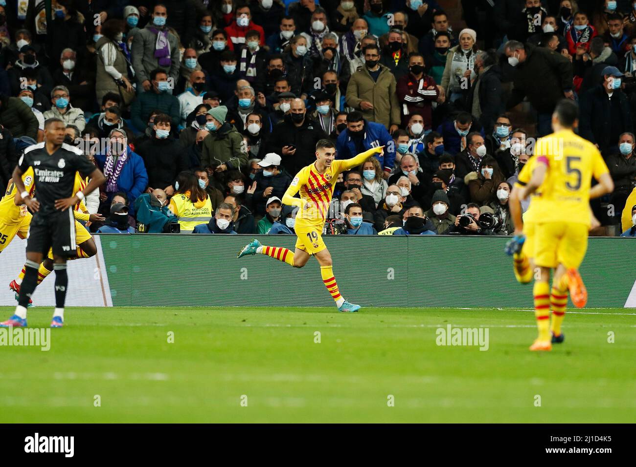Goal celebration ferran torres of barcelona cf hi-res stock photography ...