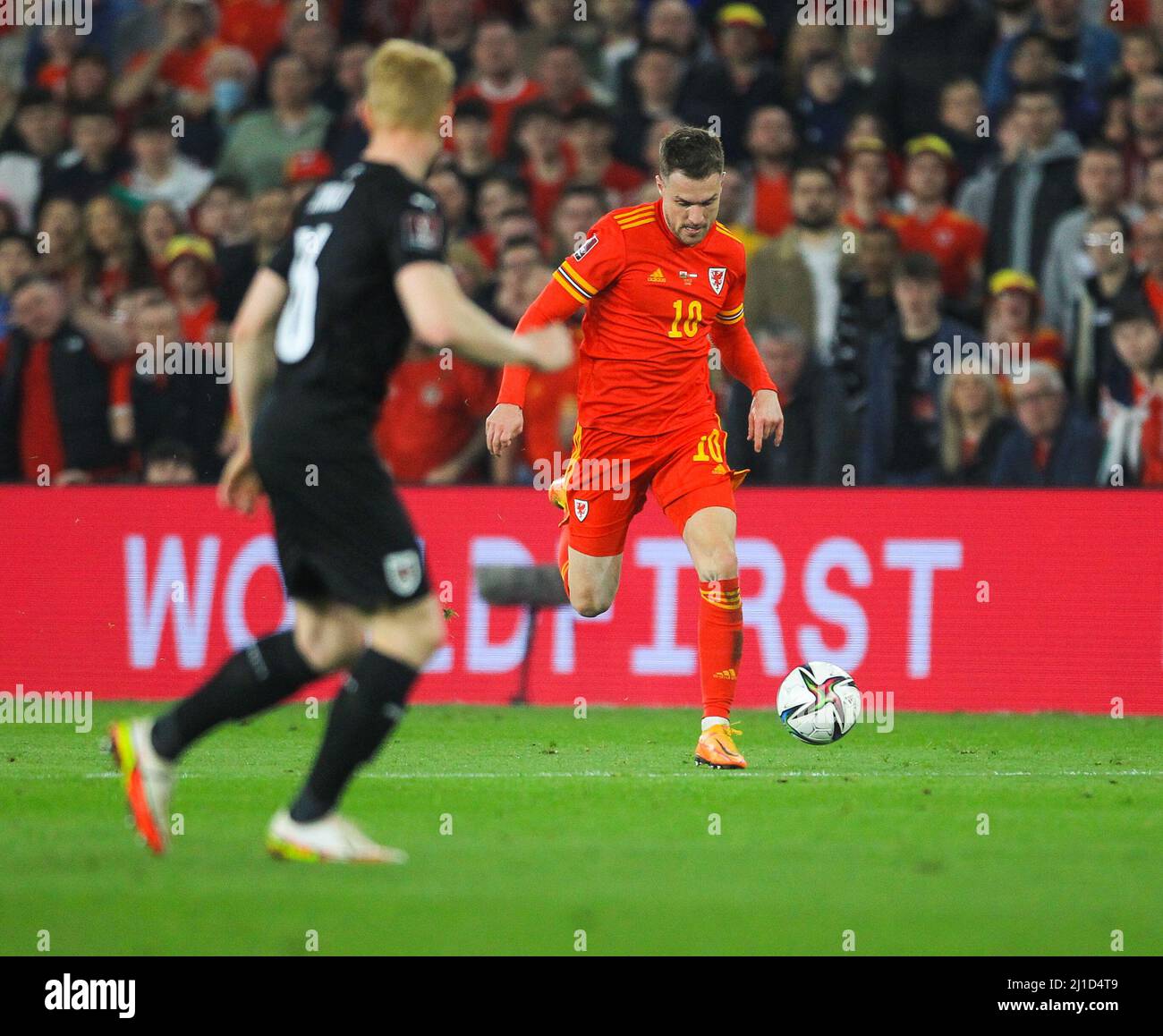 24th March 2022; Cardiff City Stadium, Cardiff, Wales, 2022 World Cup ...