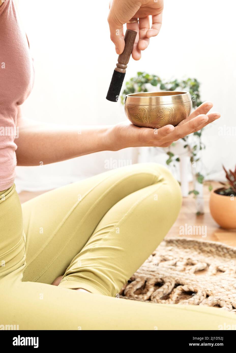 Sound Bath Meditation Stock Photo - Alamy