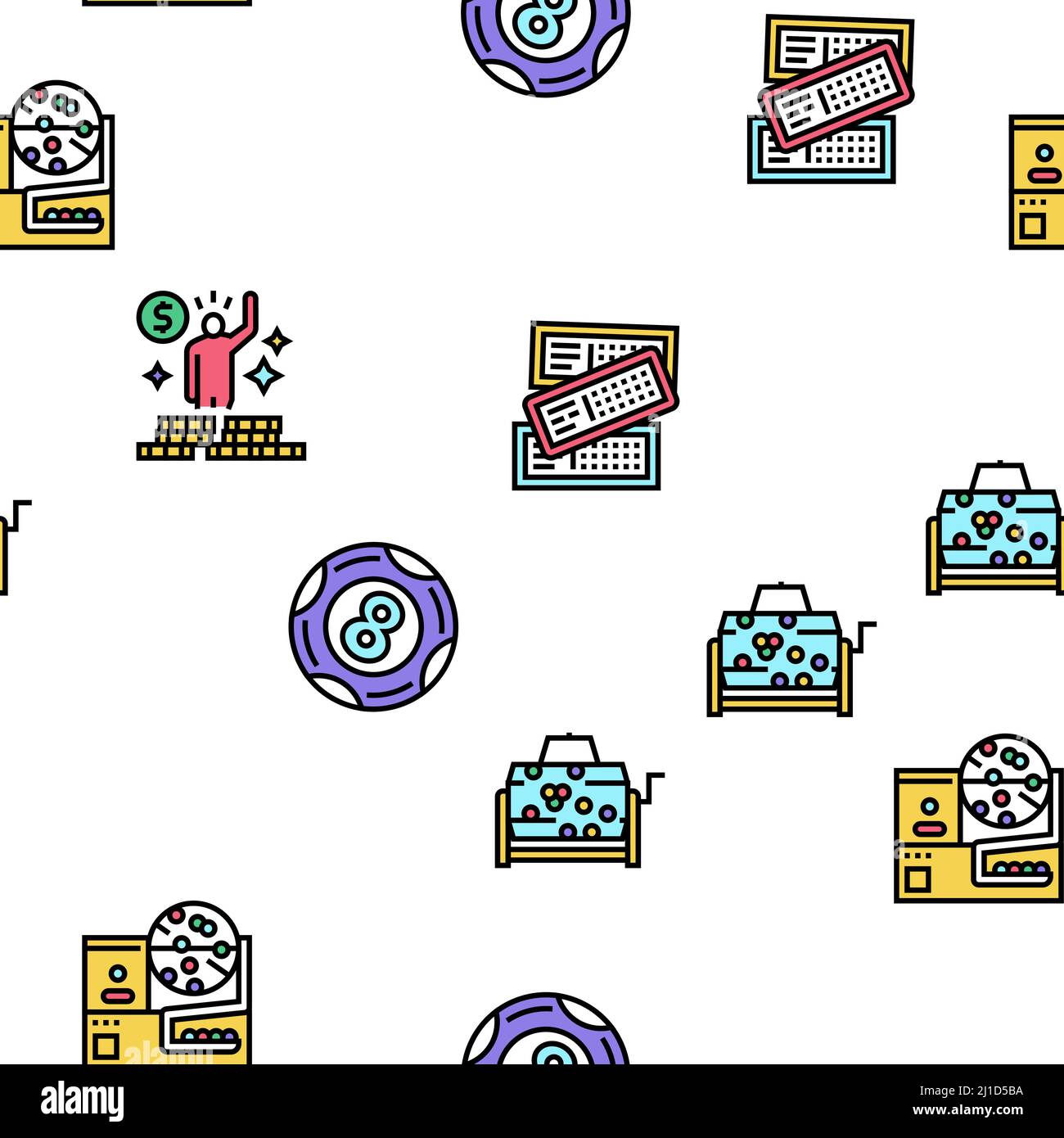 Lotto pattern Stock Vector Images - Alamy