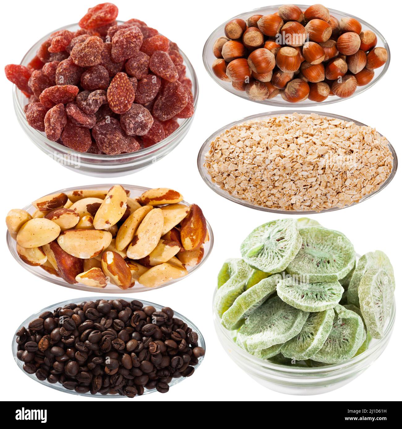 Collection of various dried bulk products Stock Photo - Alamy
