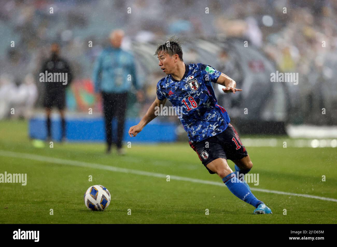 Sydney, Australia. 24th Mar, 2022. Asano Takuma (JPN) Football/Soccer ...