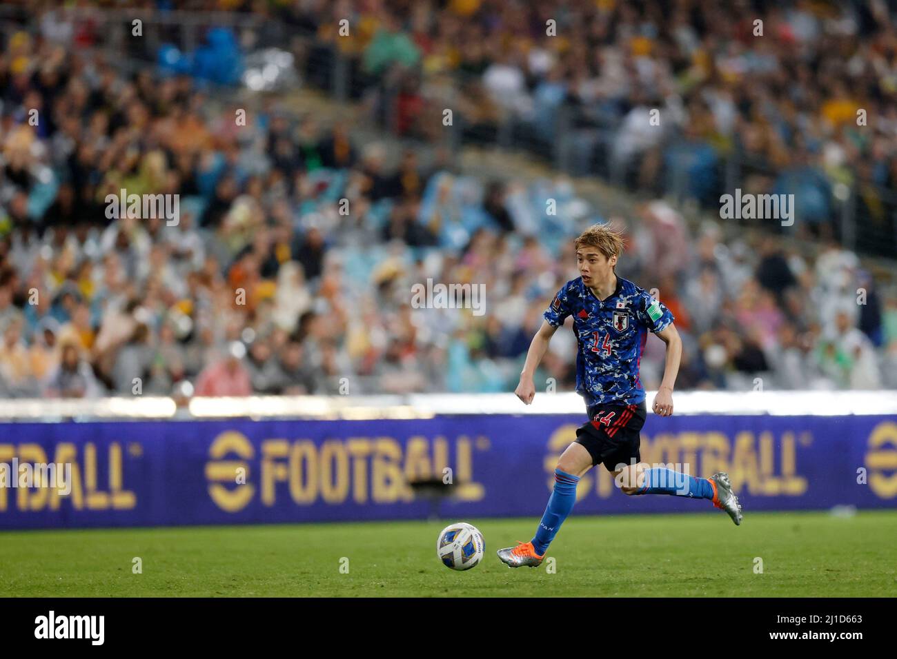 Sydney, Australia. 24th Mar, 2022. Junya Ito (JPN) Football/Soccer ...