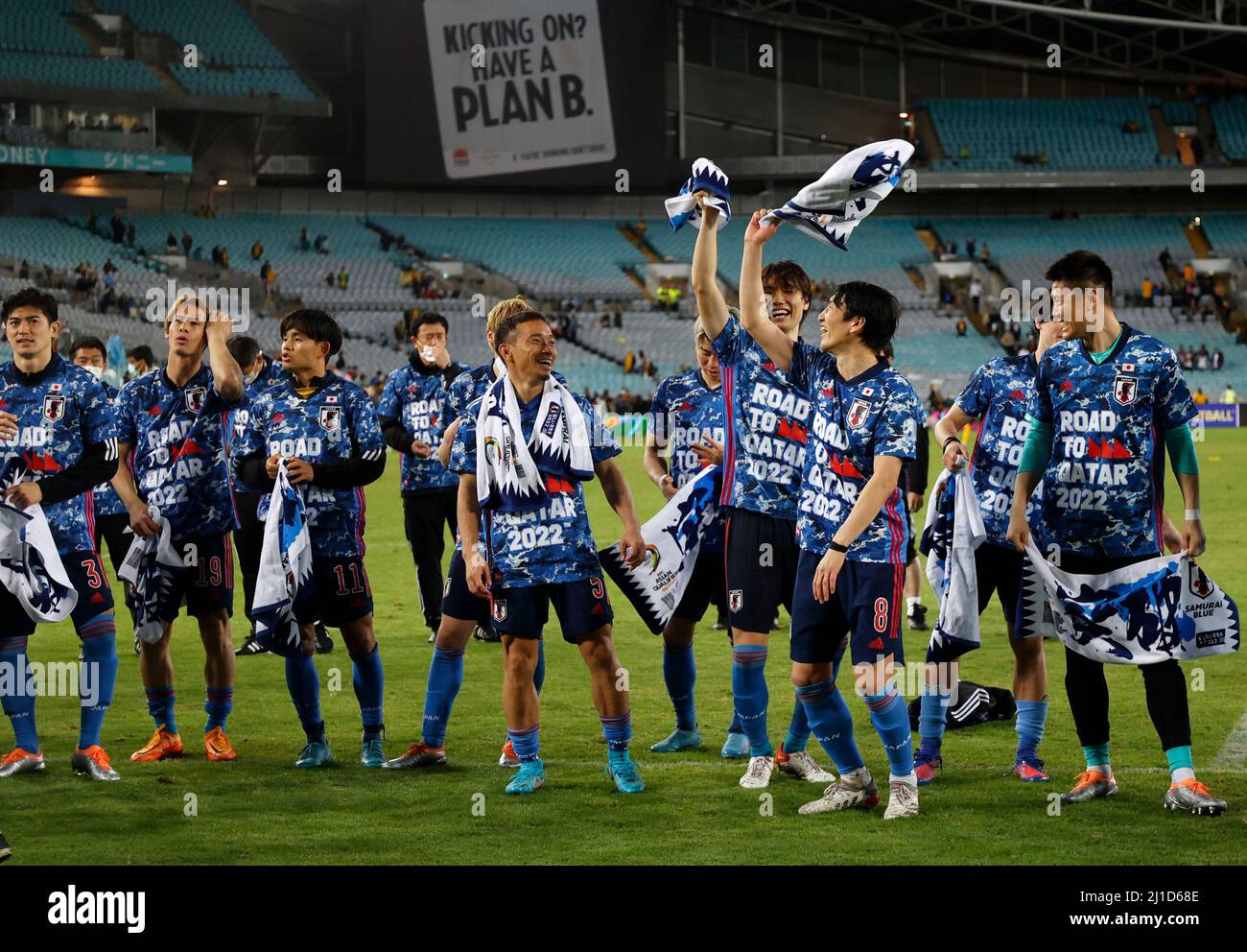Sydney, Australia. 24th Mar, 2022. Japan team group Football/Soccer ...