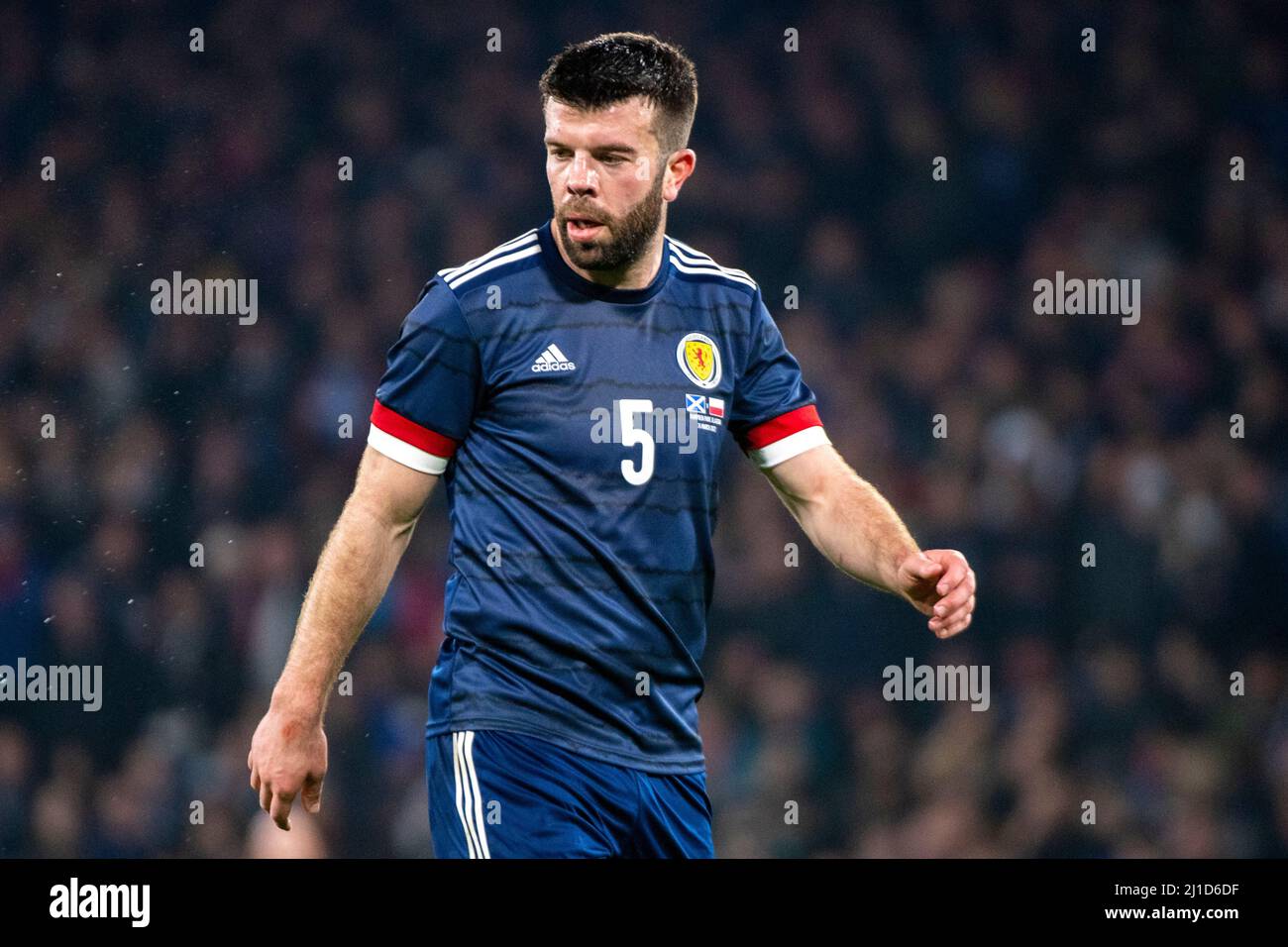 Grant Hanley of Scotland during the International Friendly Match ...
