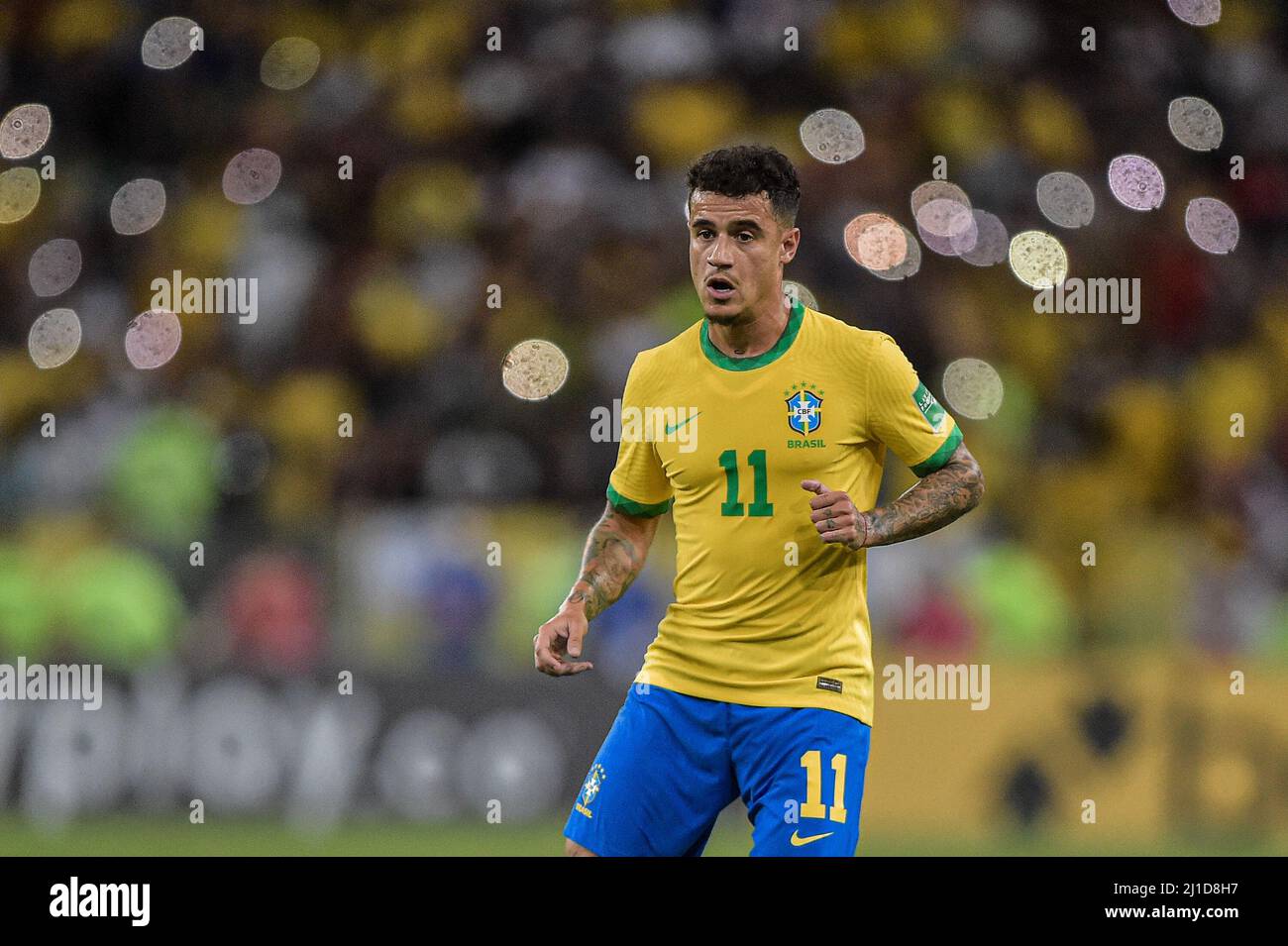 RJ - Rio de Janeiro - 03/24/2022 - 2022 WORLD CUP ELIMINATORIES, BRAZIL X CHILE - Philippe ...