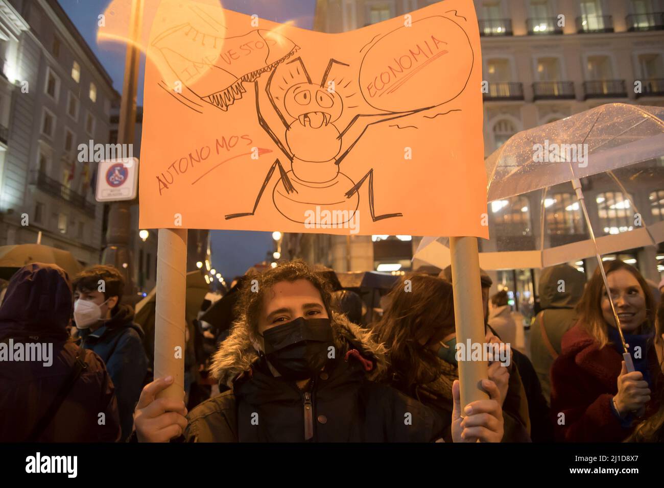 Madrid, Madrid, Spain. 24th Mar, 2022. All the self-employed in the ...