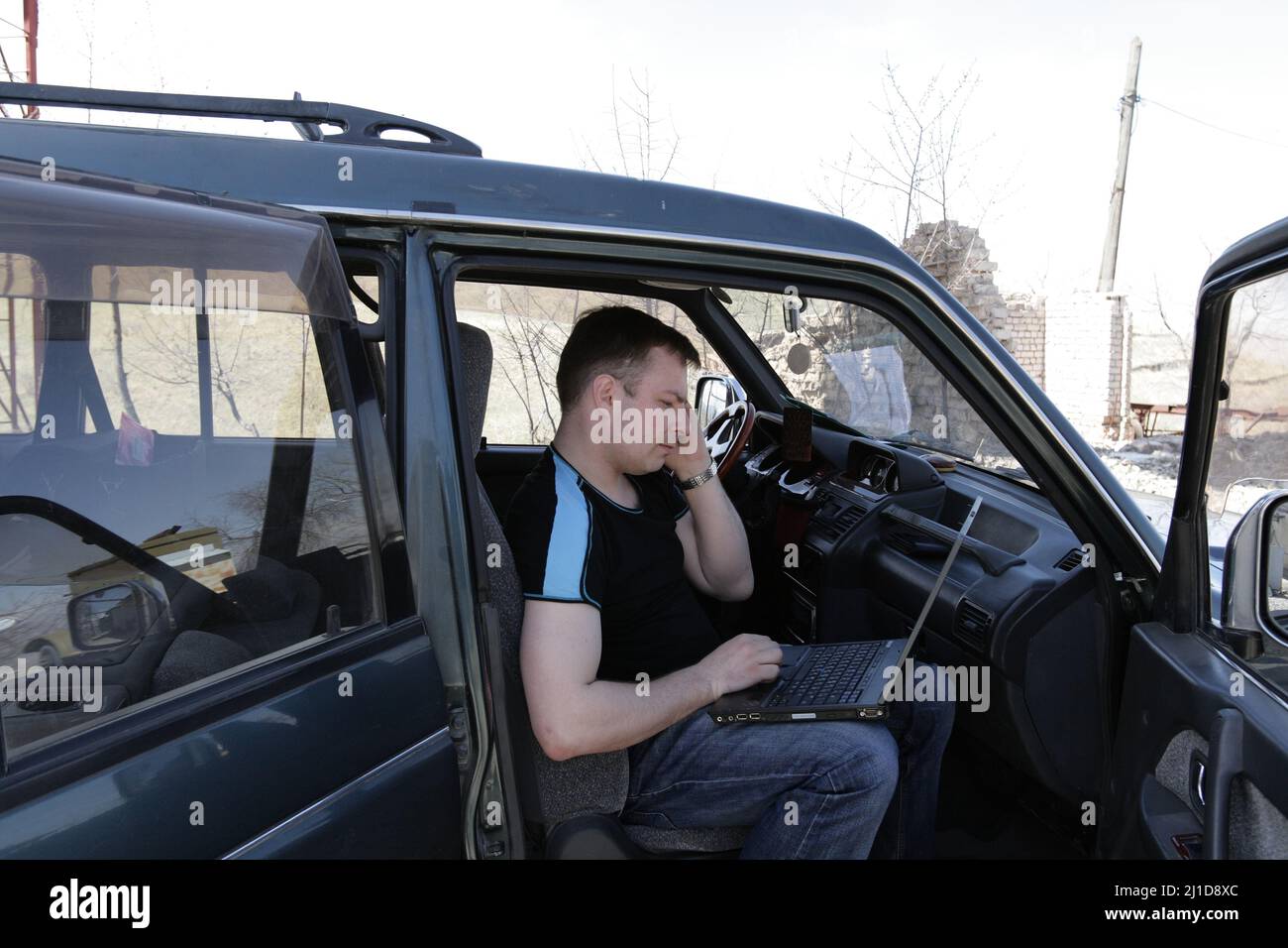 Man sending report from hi-res stock photography and images - Alamy