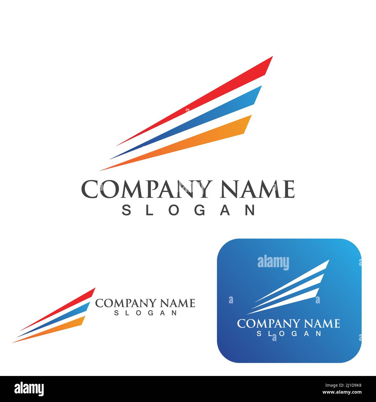 Faster Logo Template vector icon illustration design Stock Vector Image ...