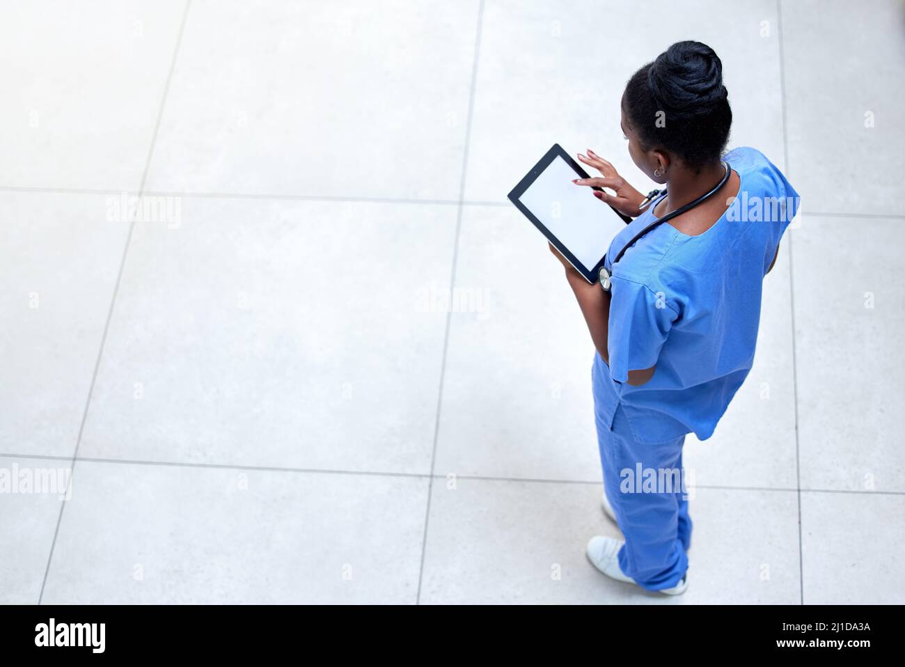 Nurse using medical device hi-res stock photography and images - Alamy