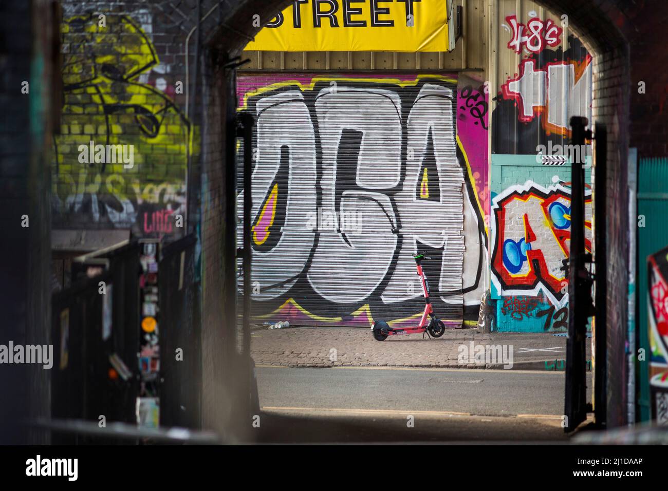 Simple Street Wall Painting