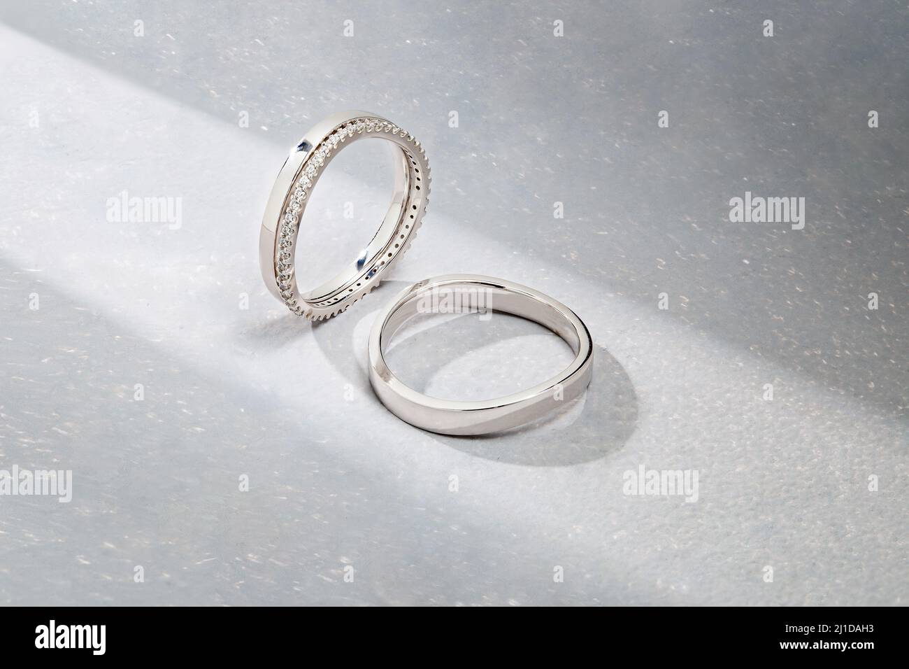 His and hers rings promise rings hi-res stock photography and images ...
