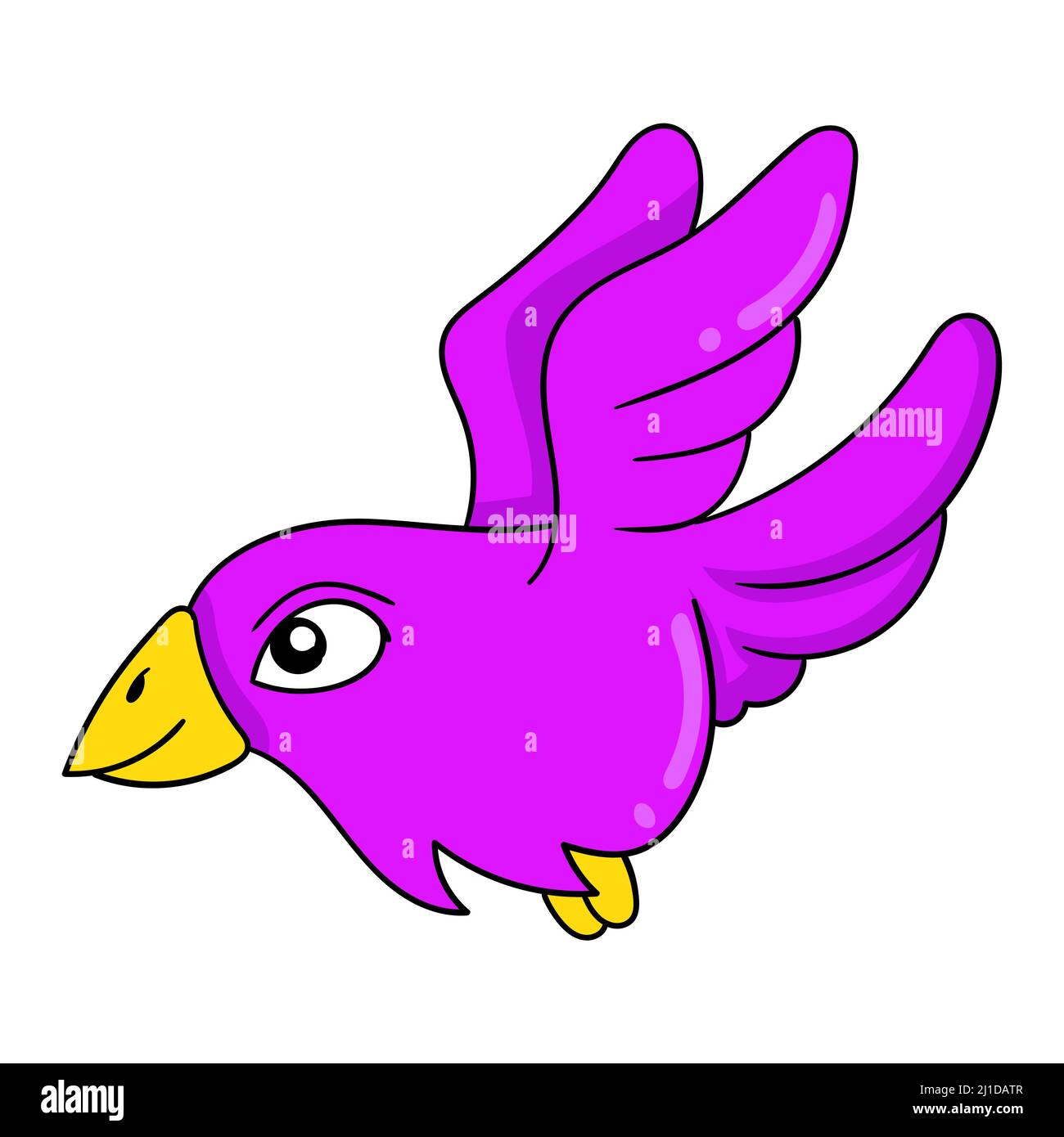 Purple Flying Birds