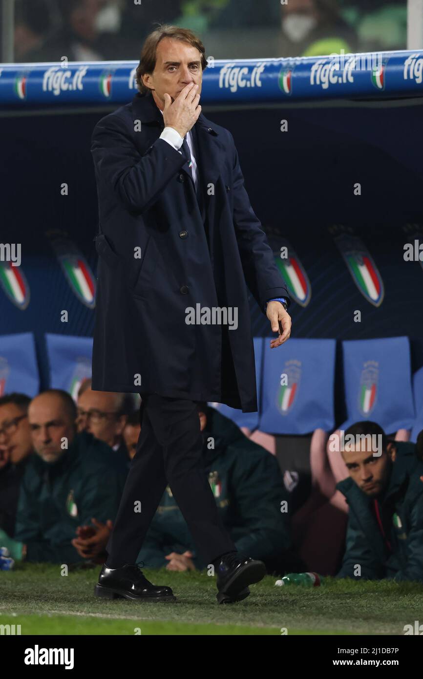 Palermo, Italy, 24th March 2022. Roberto Mancini Head coach of Italy ...